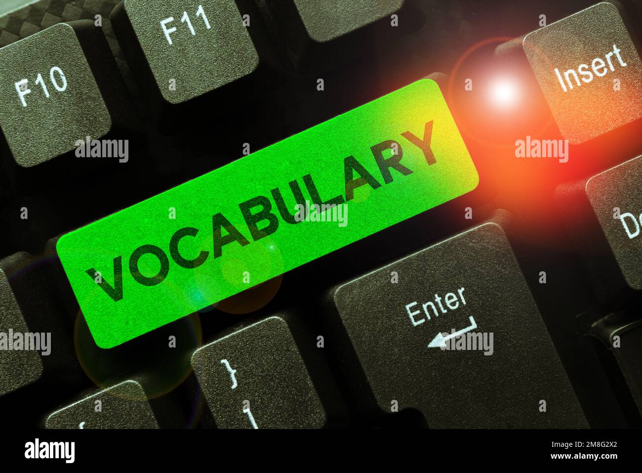 Handwriting text Vocabulary, Word for collection of words and phrases ...