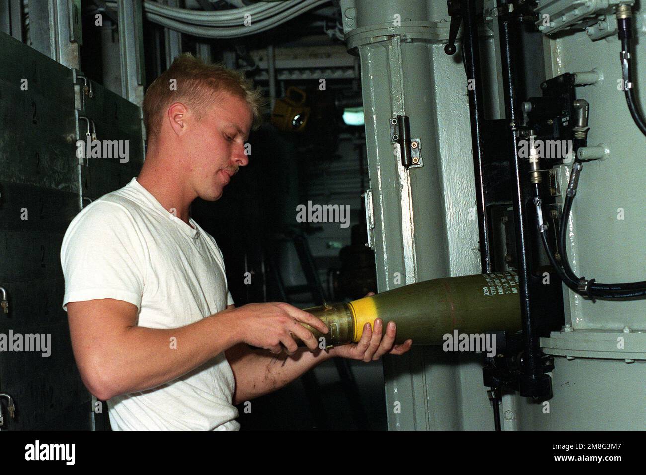 GUNNER's Mate (Guns) SN Joe Snow, a crew member aboard the nuclear ...
