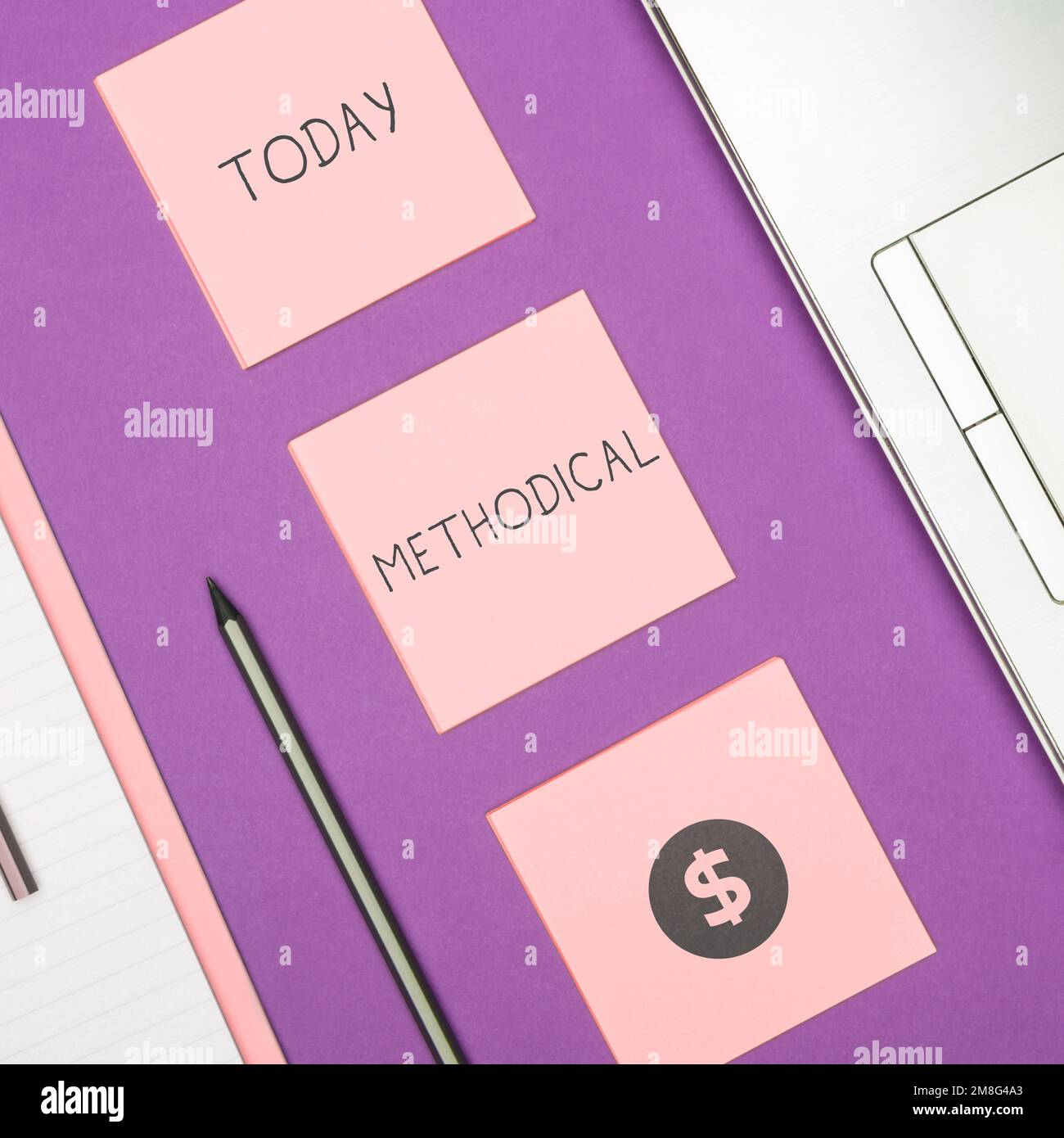 Sign displaying Methodical, Business overview System of Methods used in ...