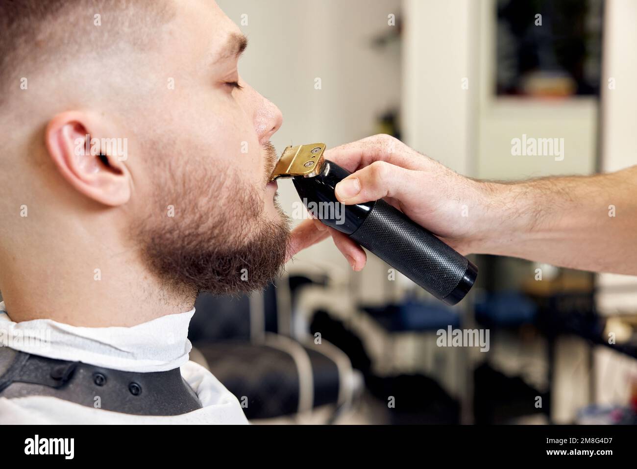 Two bearded men sit hi-res stock photography and images - Alamy