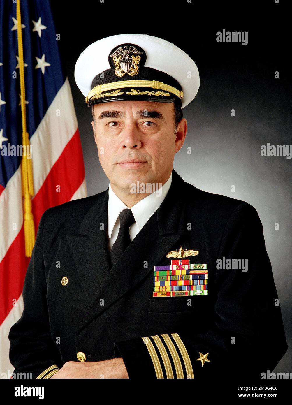 CAPT D. Salinas, III, USN (covered). Country: Unknown Stock Photo - Alamy