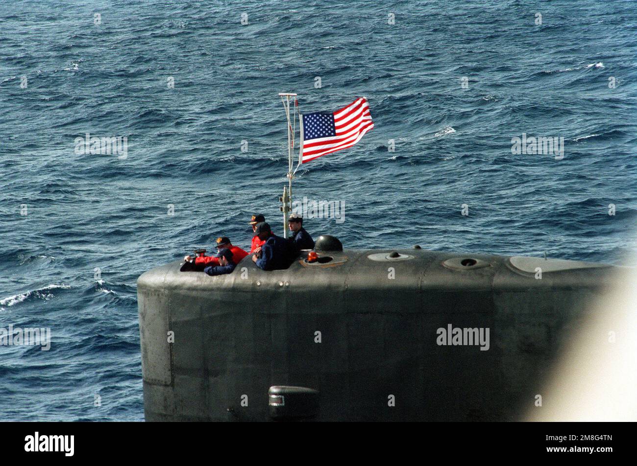 Crew members of the U.S. Navy's newest nuclear-powered strategic ...