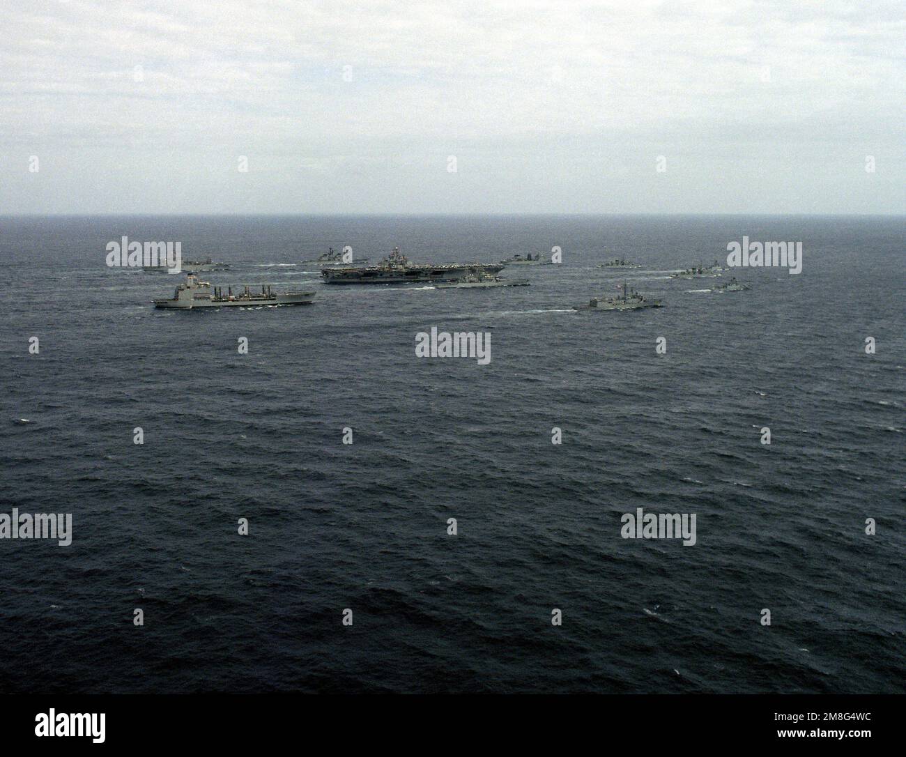 The nuclear-powered aircraft carrier USS DWIGHT D. EISENHOWER (CVN-69 ...