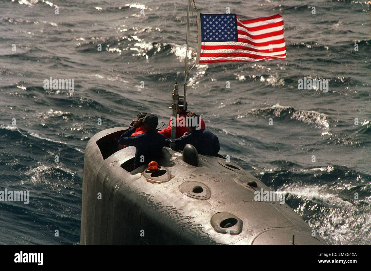 Crew members of the U.S. Navy's newest nuclear-powered strategic ...