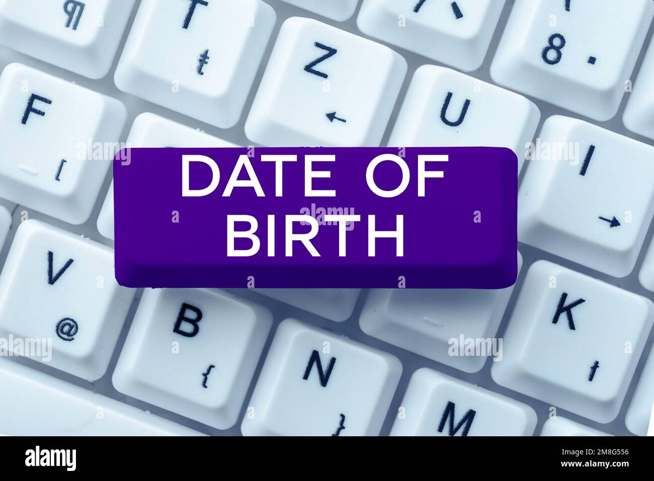 Conceptual caption Date Of Birth. Word for Day when someone is born new ...