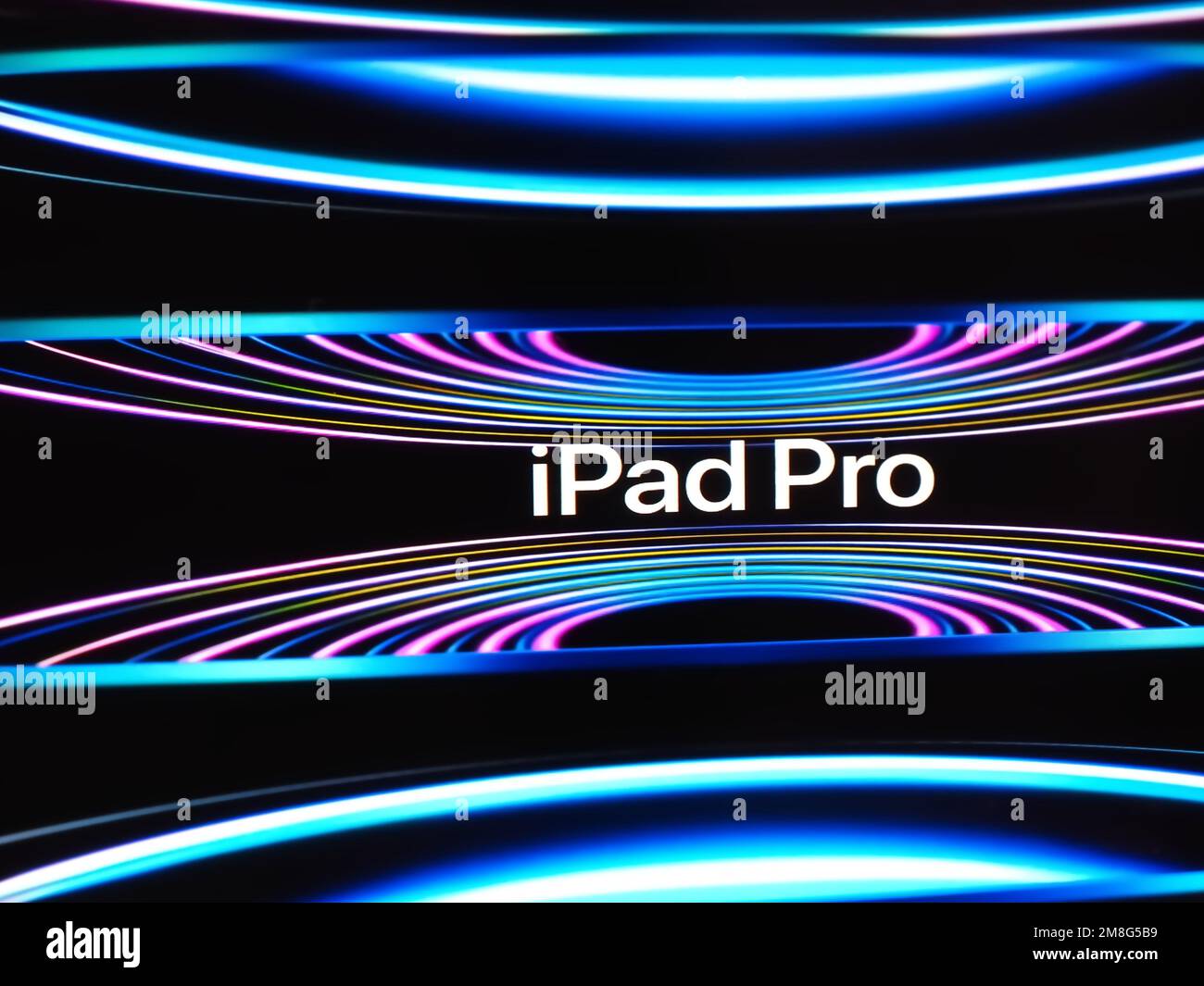 Display of an iPad Pro Stock Photo - Alamy