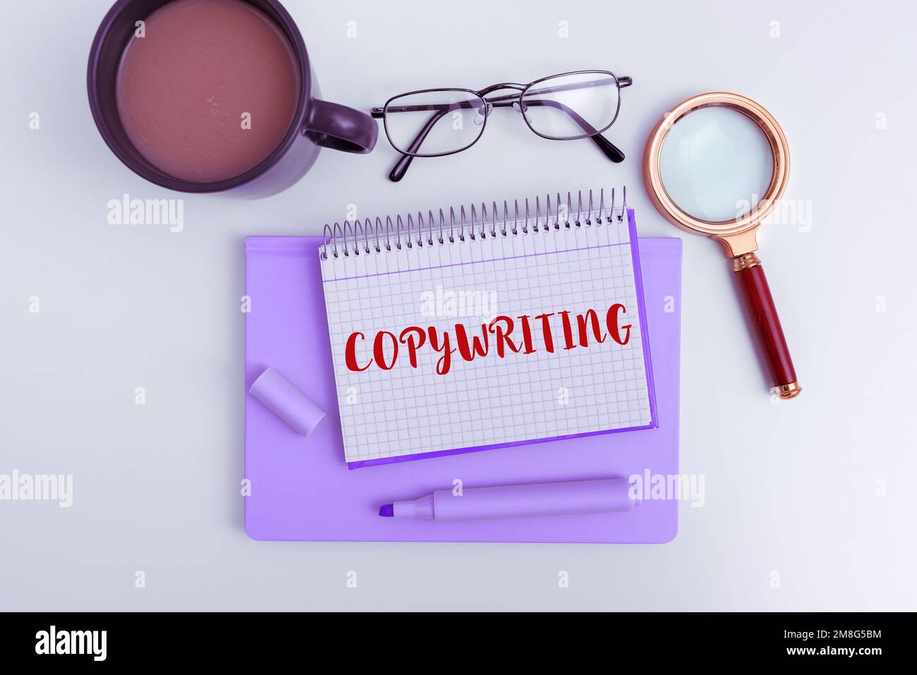 Sign displaying Copywriting. Word Written on writing the text of ...
