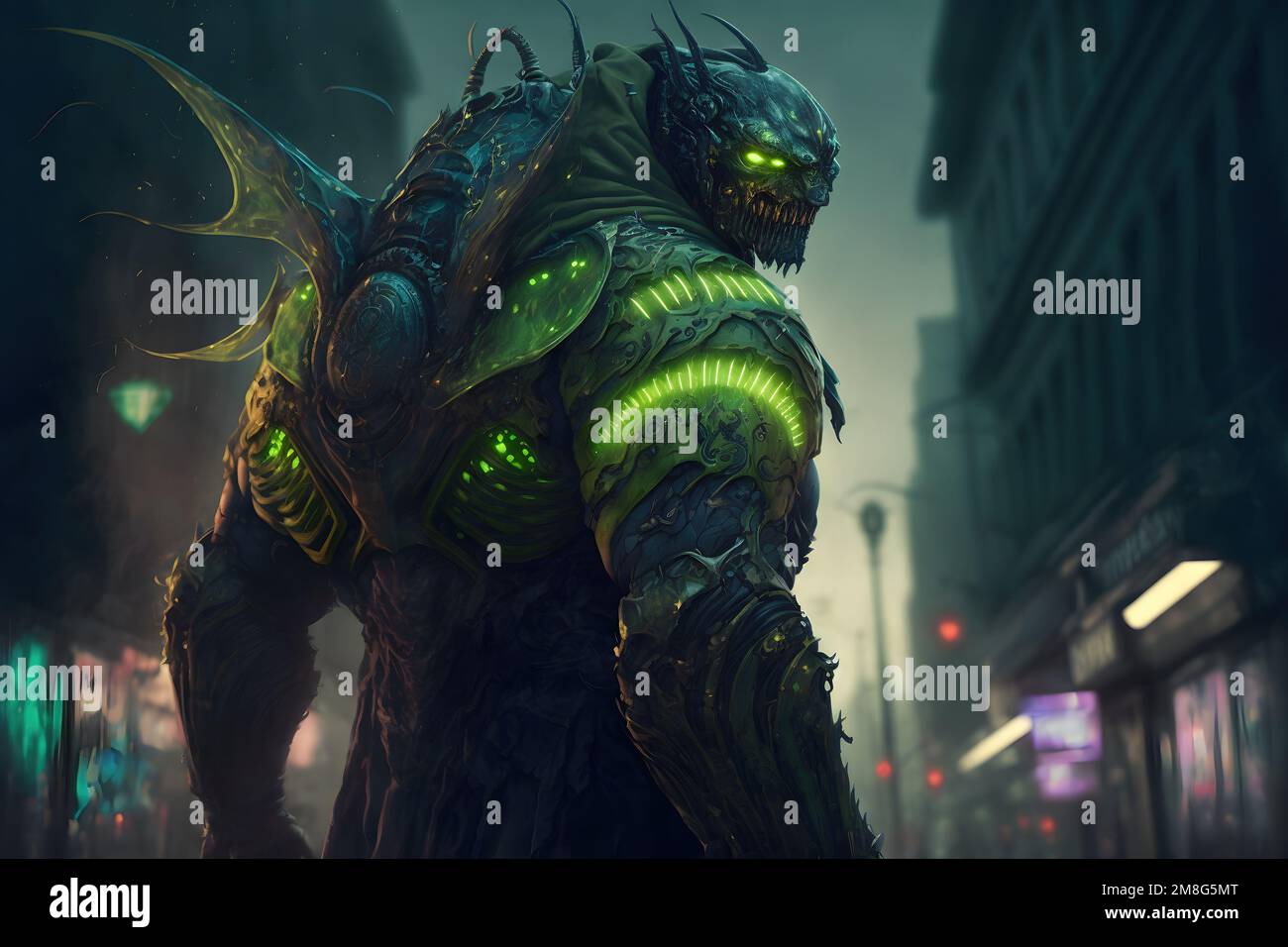 Cyberpunk demon hi-res stock photography and images - Alamy