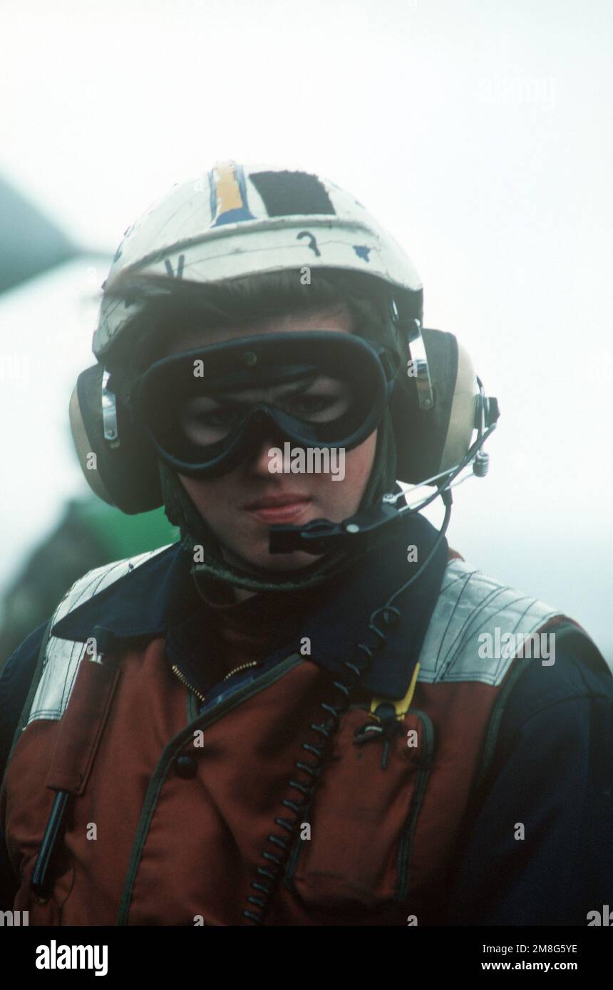 Aviation Structural Mechanic 3rd Class Leslie Malecha, a plane captain ...