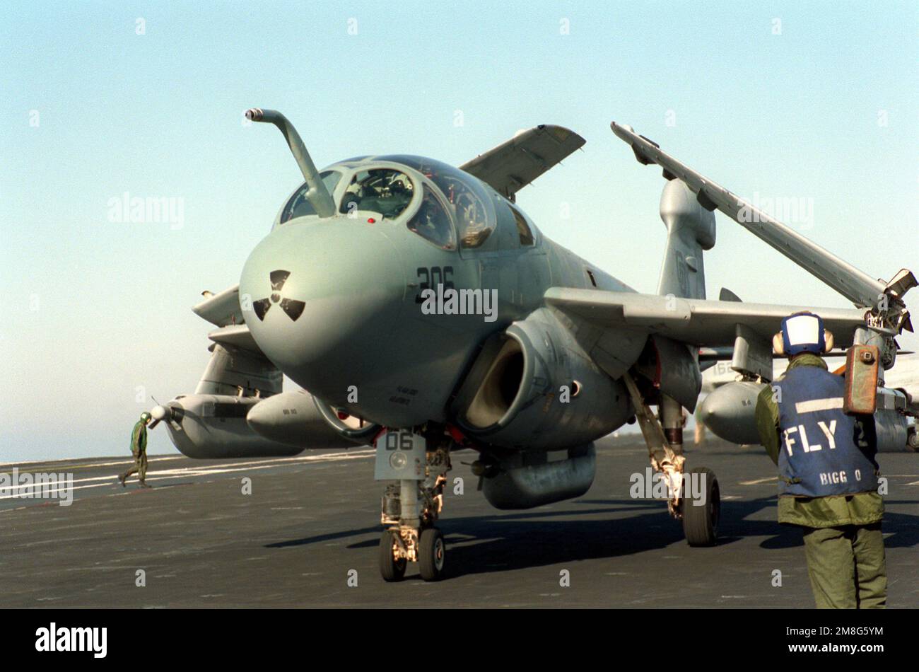 A Tactical Electronic Warfare Squadron 129 (VAQ-129) EA-6AB Prowler ...
