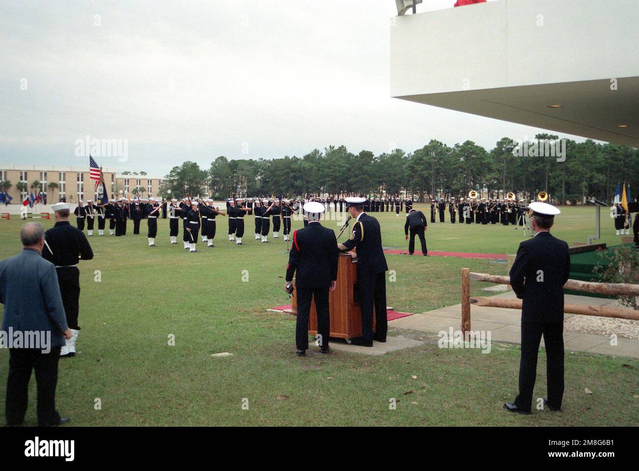 Drill team performs recruit graduation hi-res stock photography and ...