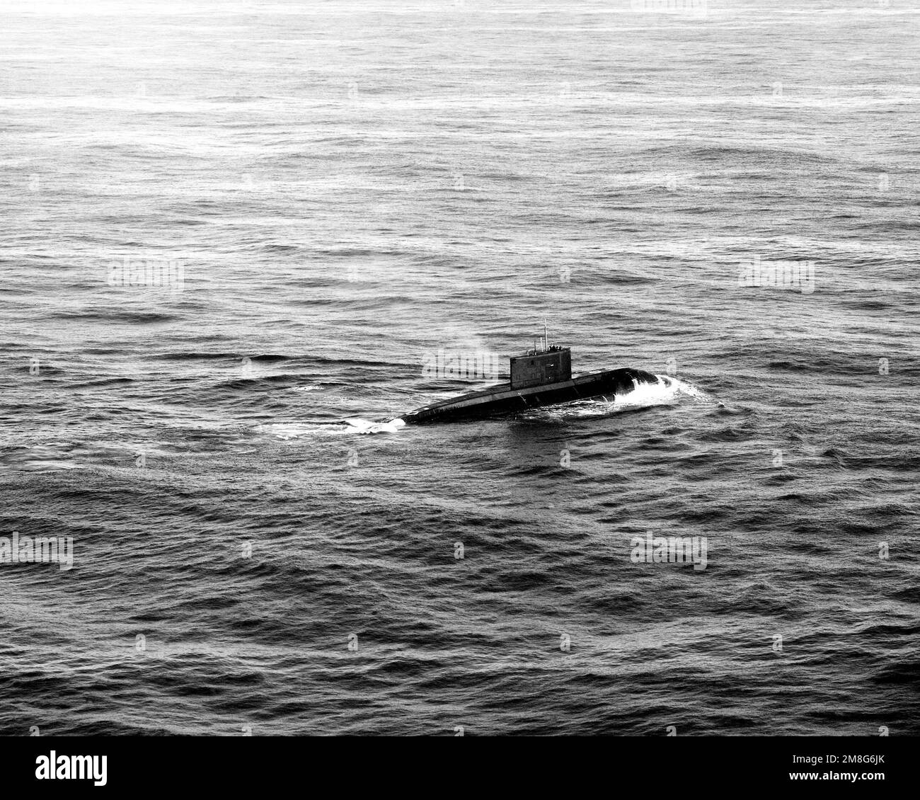 A starboard view of the Russian Kilo-class patrol submarine underway ...