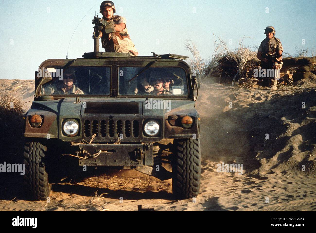 Security police of the 1701st Security Police Squadron patrol an area ...