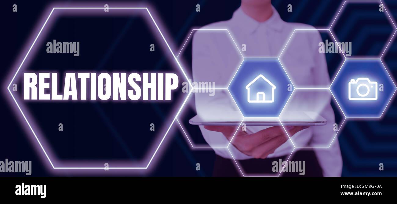 Conceptual display Relationship, Business concept Developing business ...