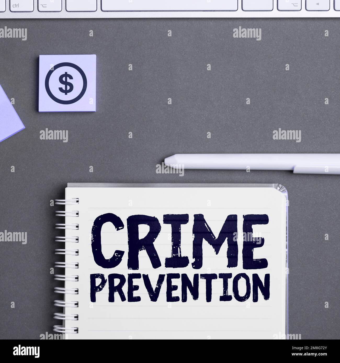 Conceptual caption Crime Prevention. Business concept Federal Offense ...