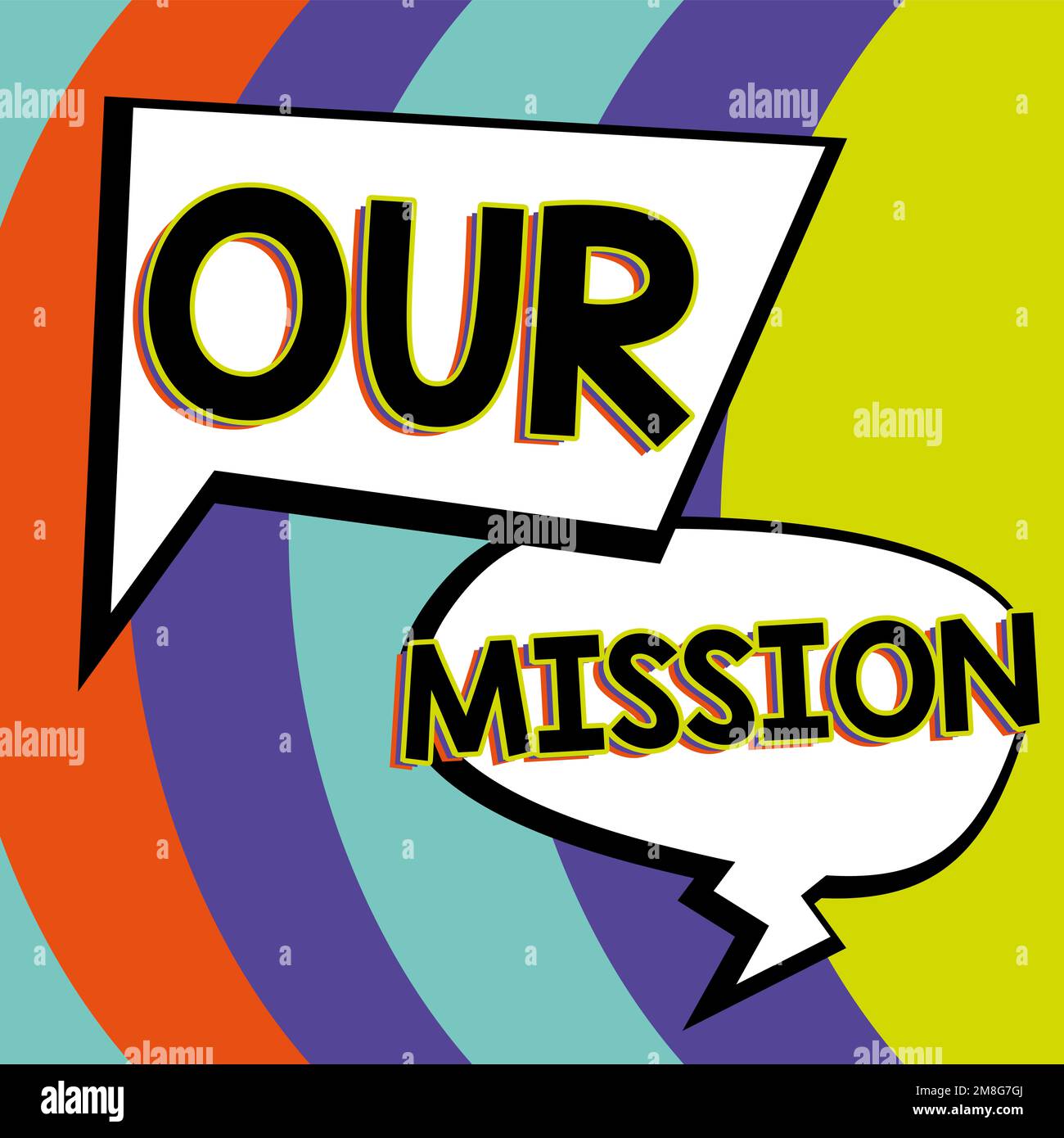 Inspiration showing sign Our Mission. Word for tasks or schedule we ...