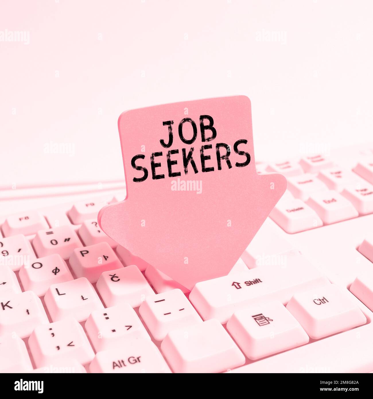 Inspiration showing sign Job Seekers. Conceptual photo an unemployed ...