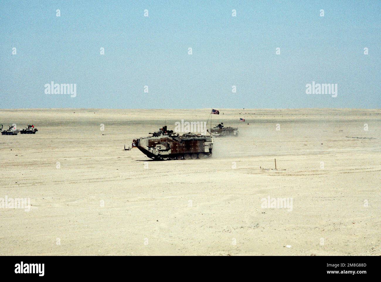 AAVP-7A1 amphibious assault vehicles of the 22nd Marine Expeditionary ...