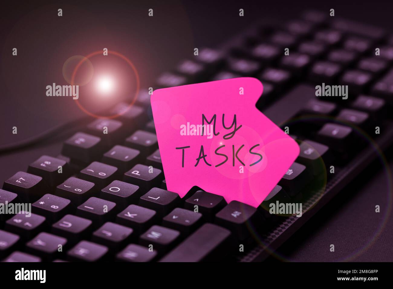 Handwriting text My Tasks, Business showcase assigned piece of work ...