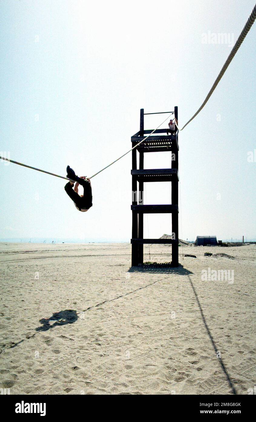 A member of Basic Underwater Demolition/Sea-Air-Land (BUD/S) Class 183 ...