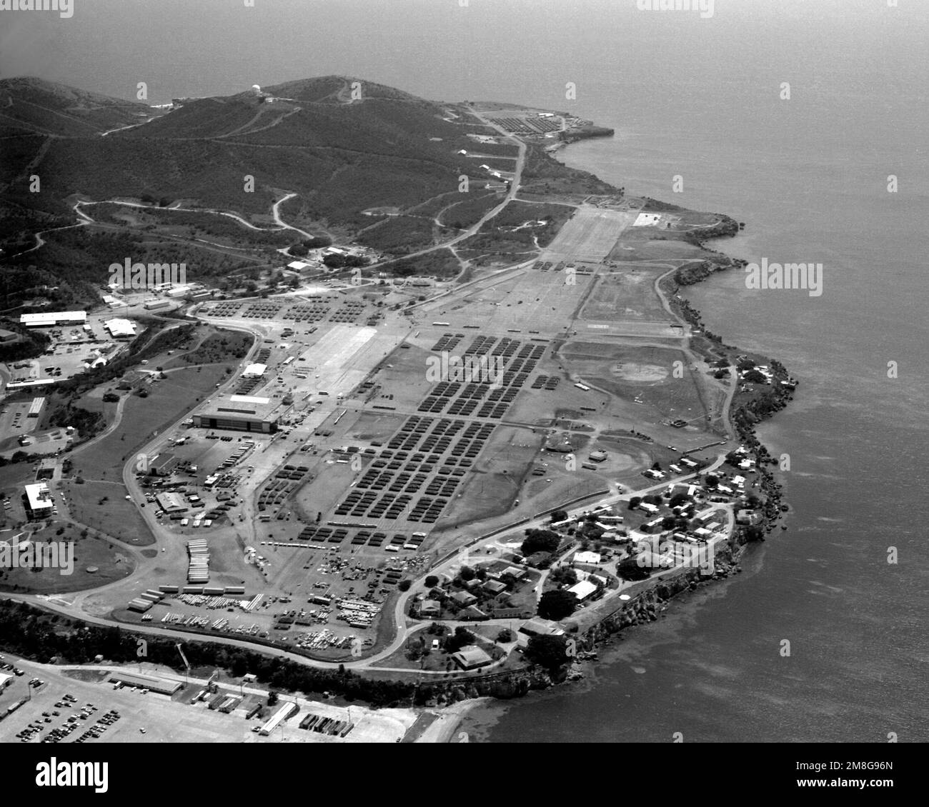 Runway guantanamo bay naval base Black and White Stock Photos & Images ...