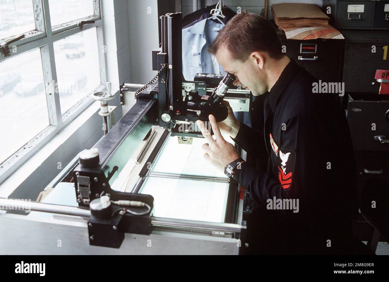 Intelligence SPECIALIST 1ST Class Mike Archer of Fighter Squadron 124 ...