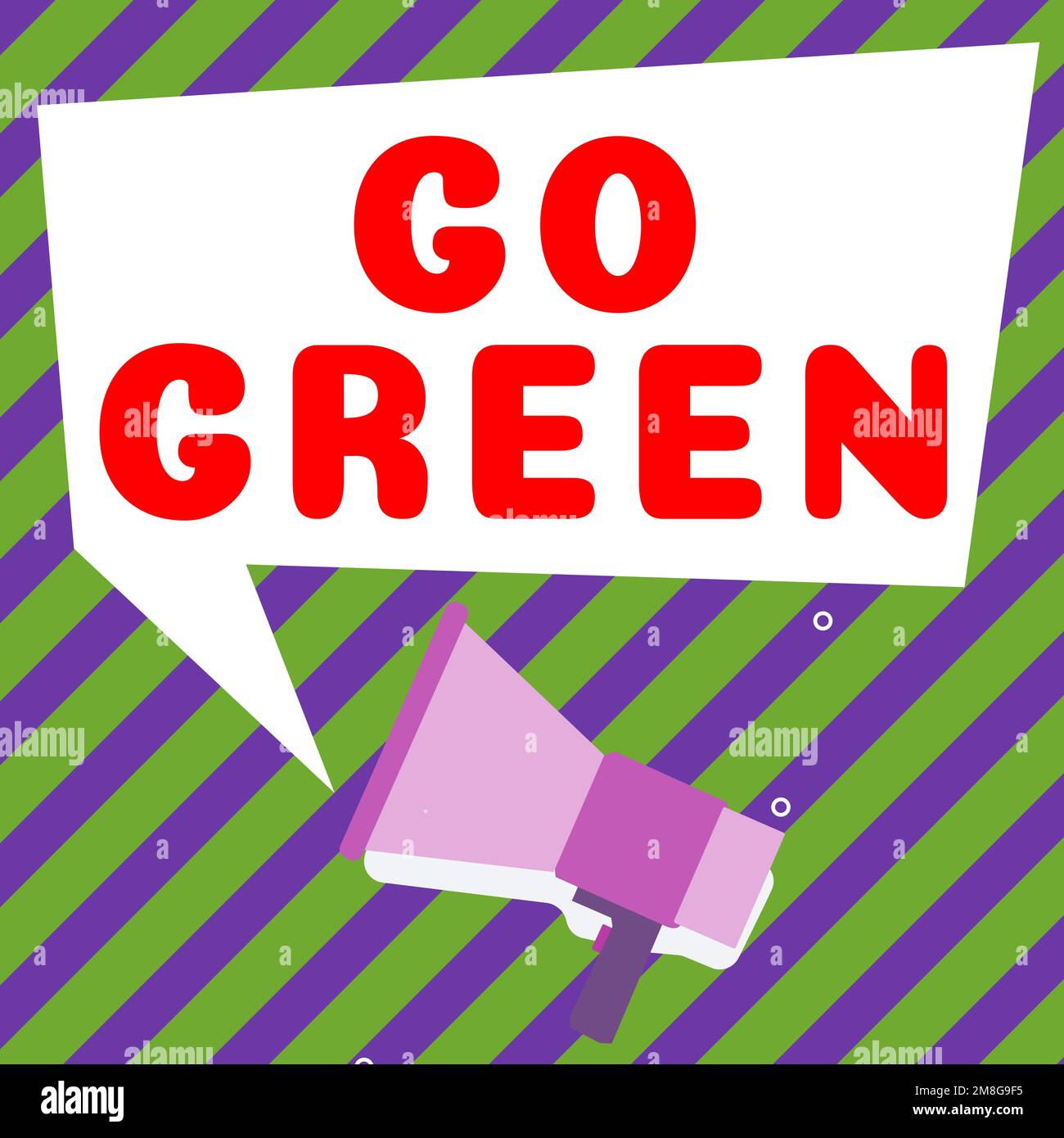 Inspiration showing sign Go Green, Business showcase making more ...