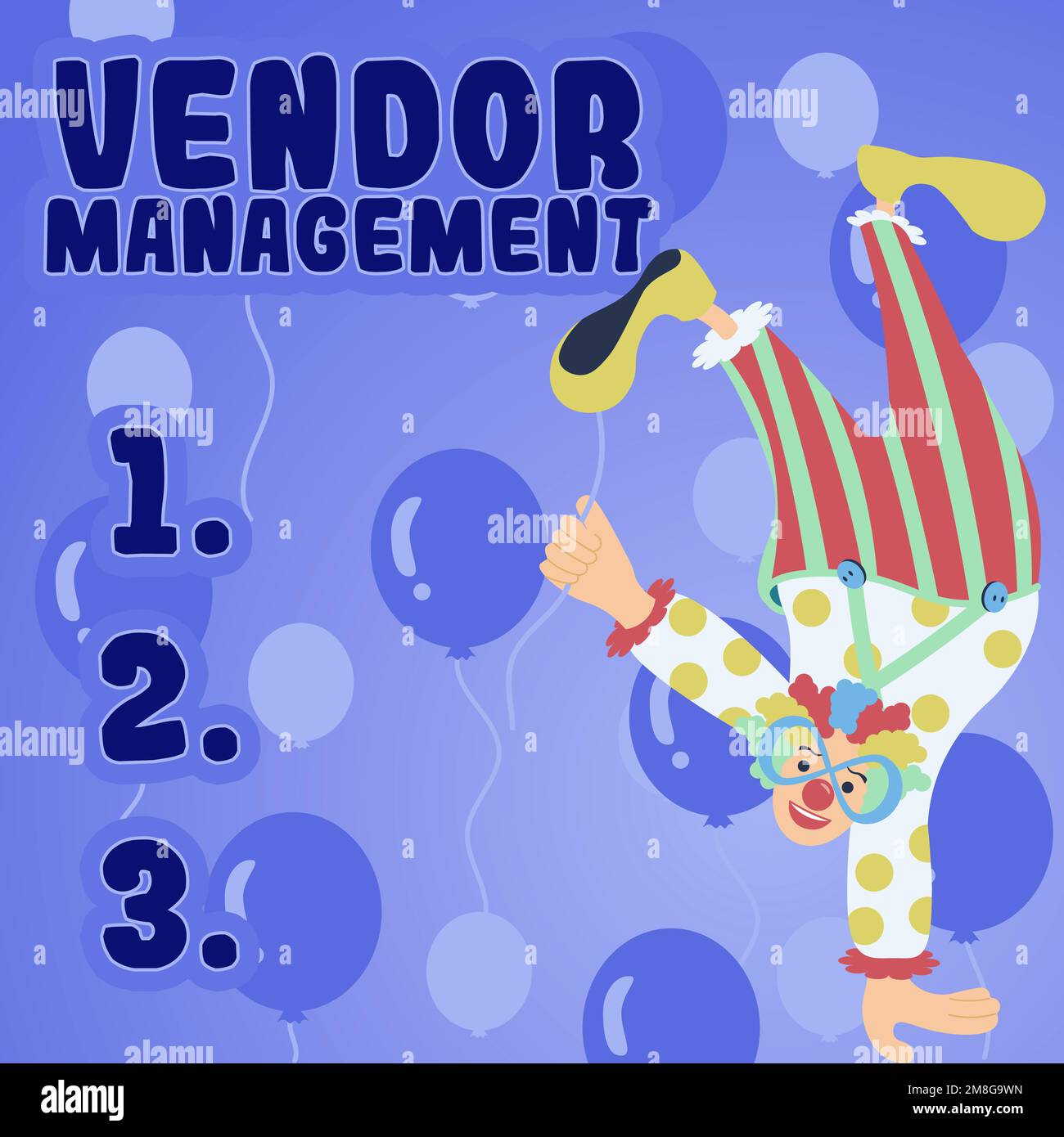 Hand writing sign Vendor Management. Business concept activities ...