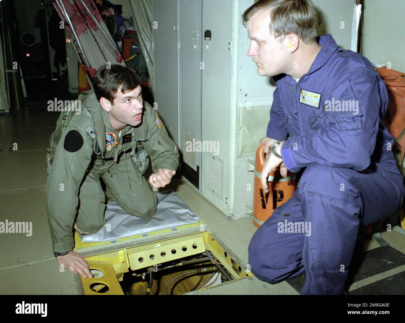 Aviation Anti-submarine Warfare Technician 1ST Class Hoffman and ENS ...