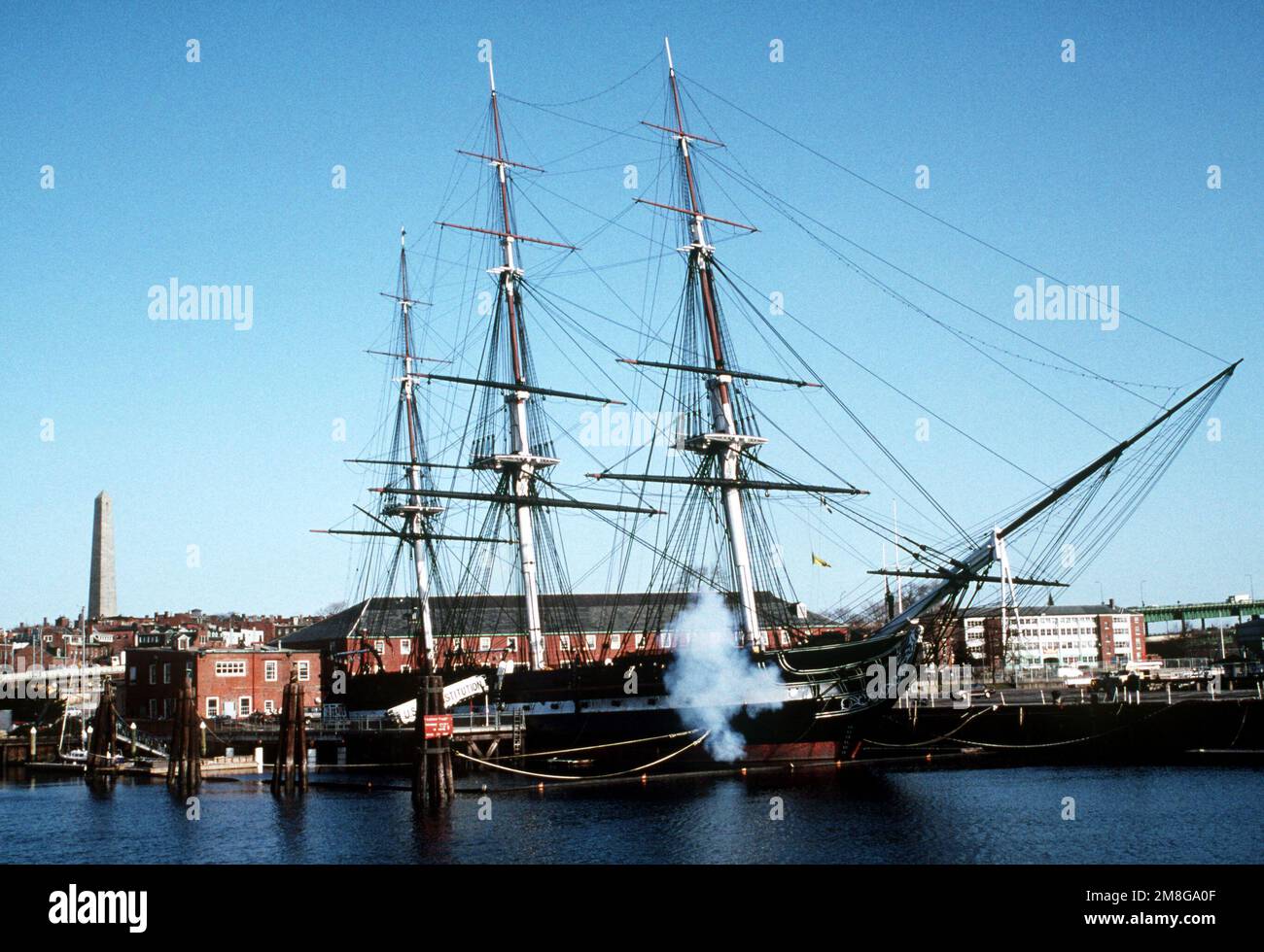Uss Constitution Under Sail Wallpaper