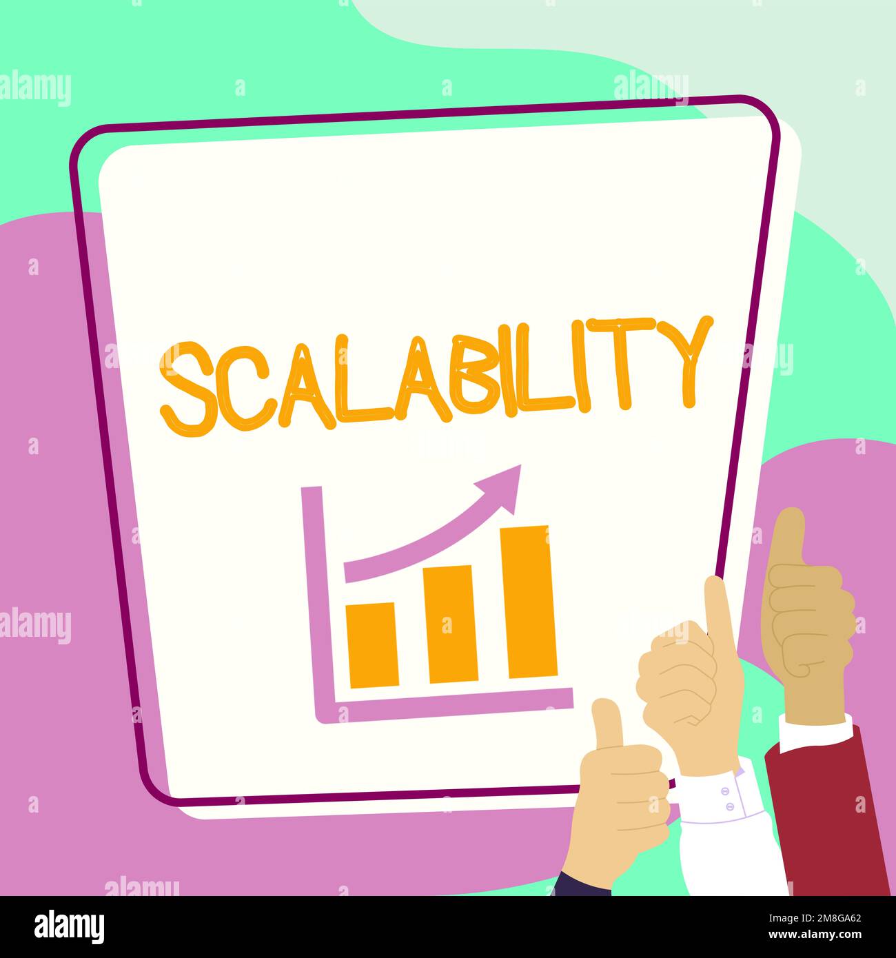 Sign displaying Scalability. Concept meaning capable of being easily ...