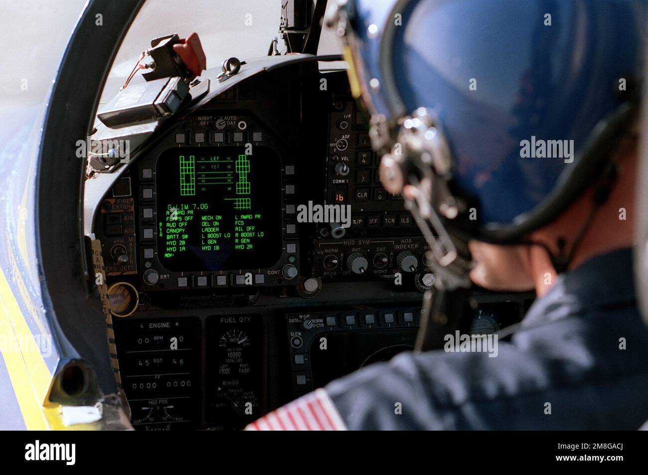 A pilot for the Blue Angels, the Navy flight demonstration squadron ...