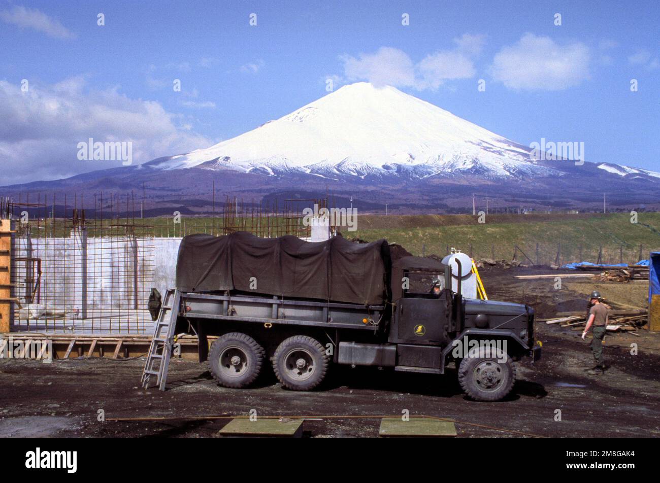 The site of the new armory being constructed by Naval Mobile ...