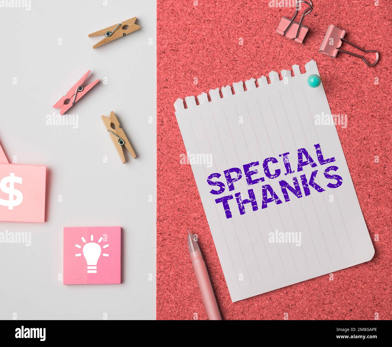 Handwriting text Special Thanks, Word Written on expression of ...