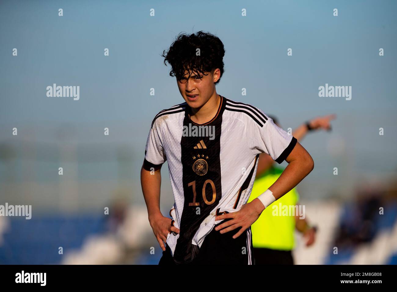 FRANZ BLEICHER of Germany look during the match, GERMANY U16 vs COSTA ...