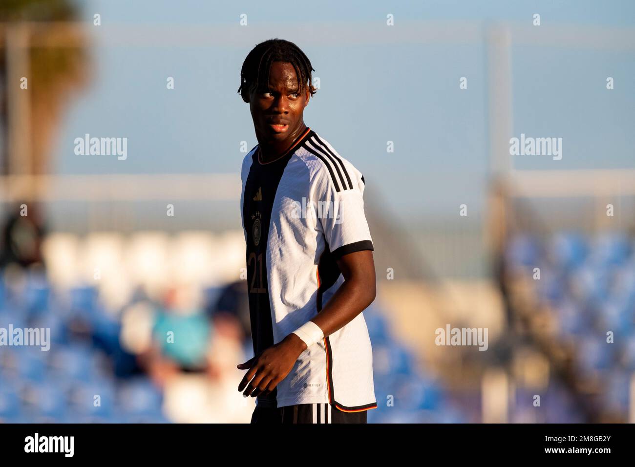 TREVOR BENEDICT of Germany look during the match, GERMANY U16 vs COSTA ...