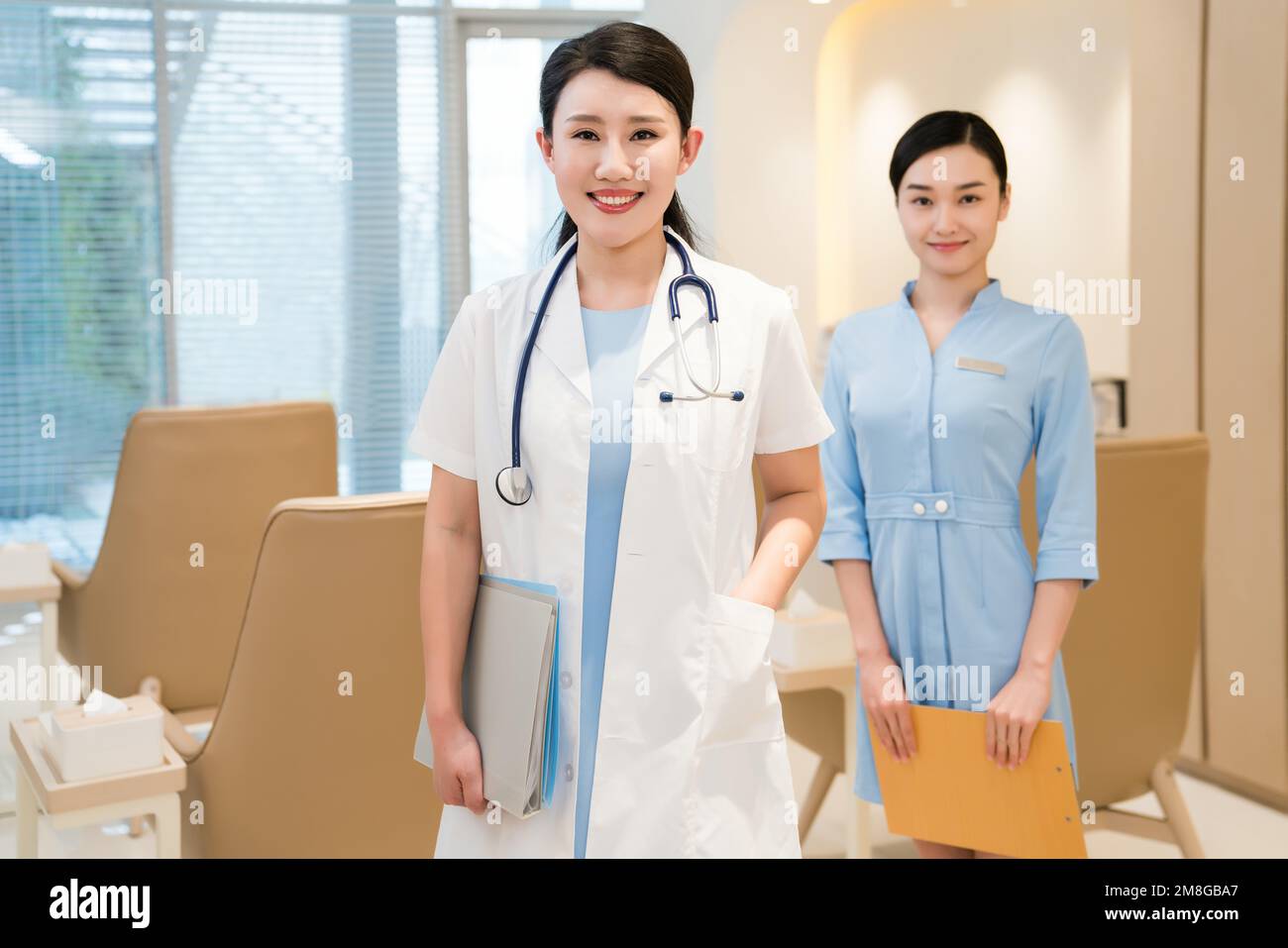 Doctors and nurses portraits Stock Photo - Alamy