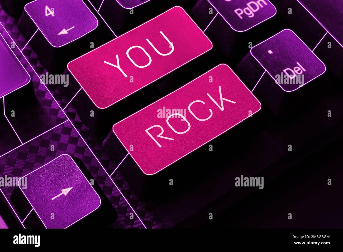 Conceptual display You Rock, Word Written on slang phrase of praise or ...