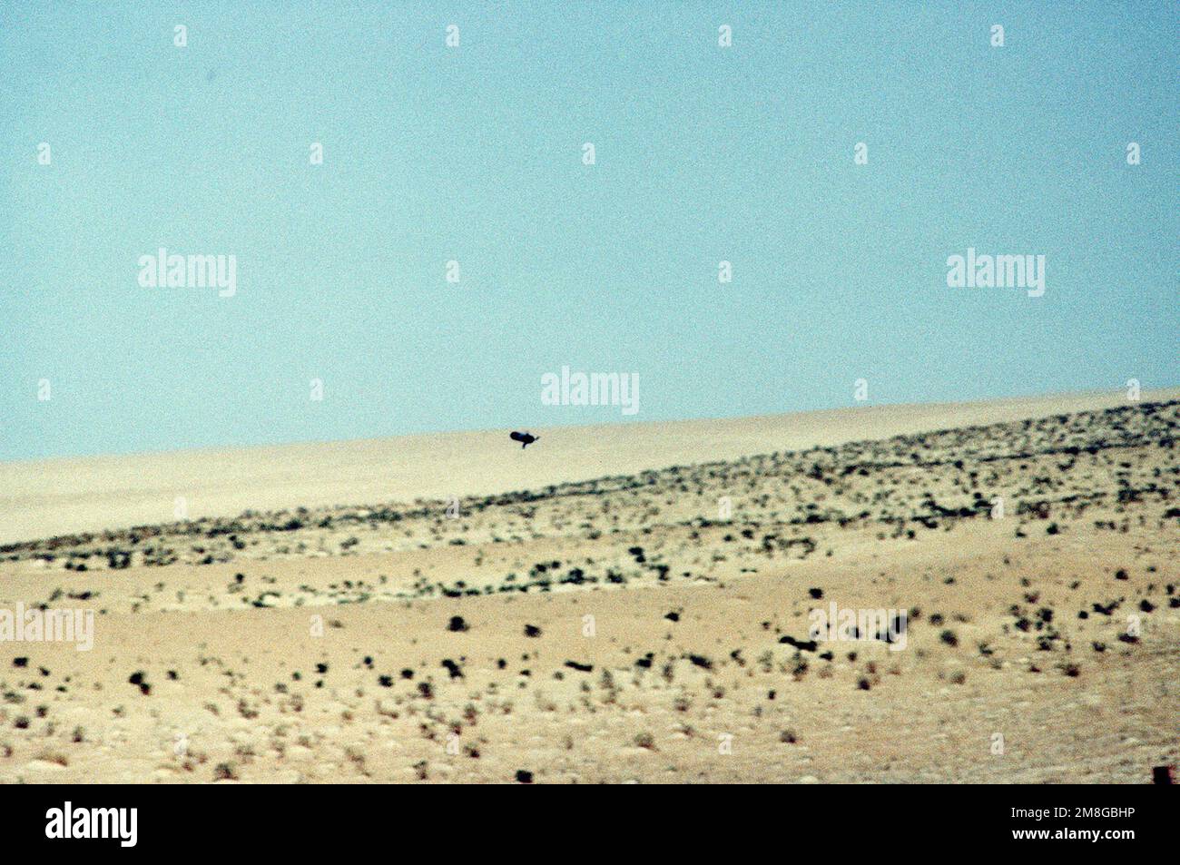 An M-47 Dragon missile in-flight during a live fire exercise by C ...