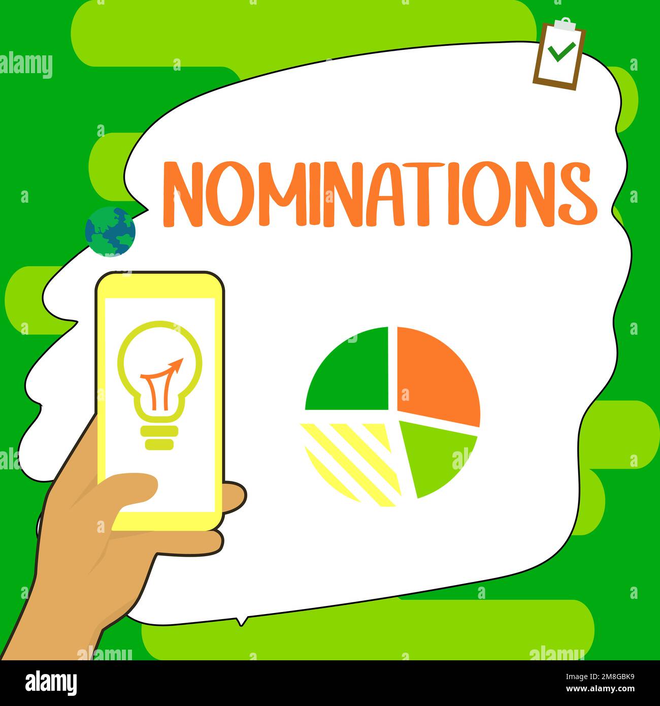 Inspiration showing sign Nominations, Concept meaning the act of ...