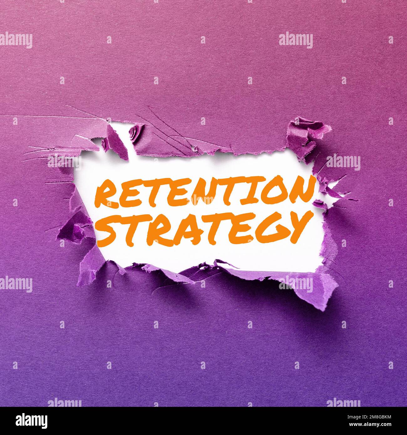 Hand writing sign Retention Strategy. Conceptual photo activities to ...