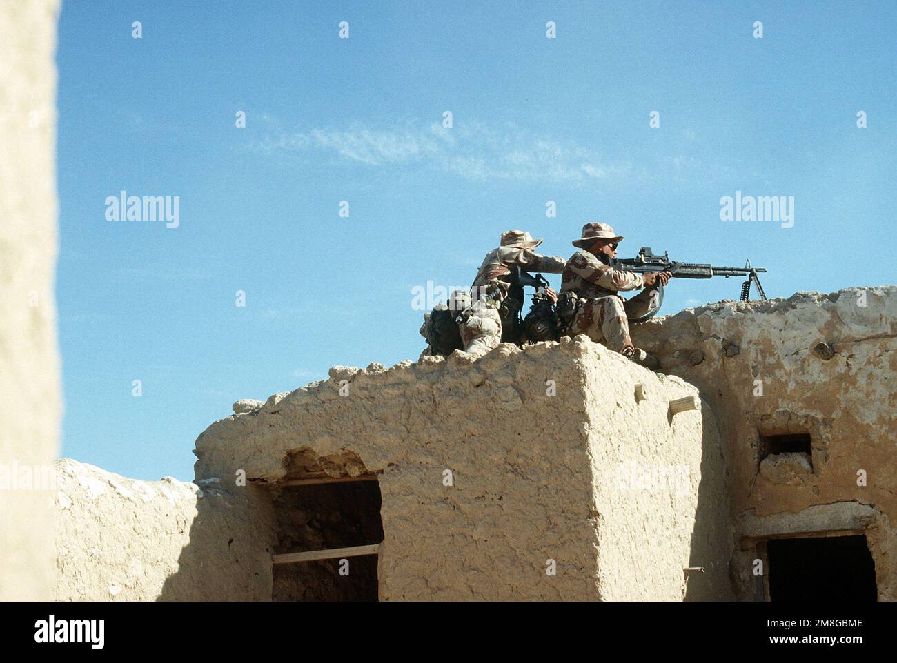 A soldier from Co. A, 3rd Bn., 502nd Inf. Regt., 101st Airborne Div ...