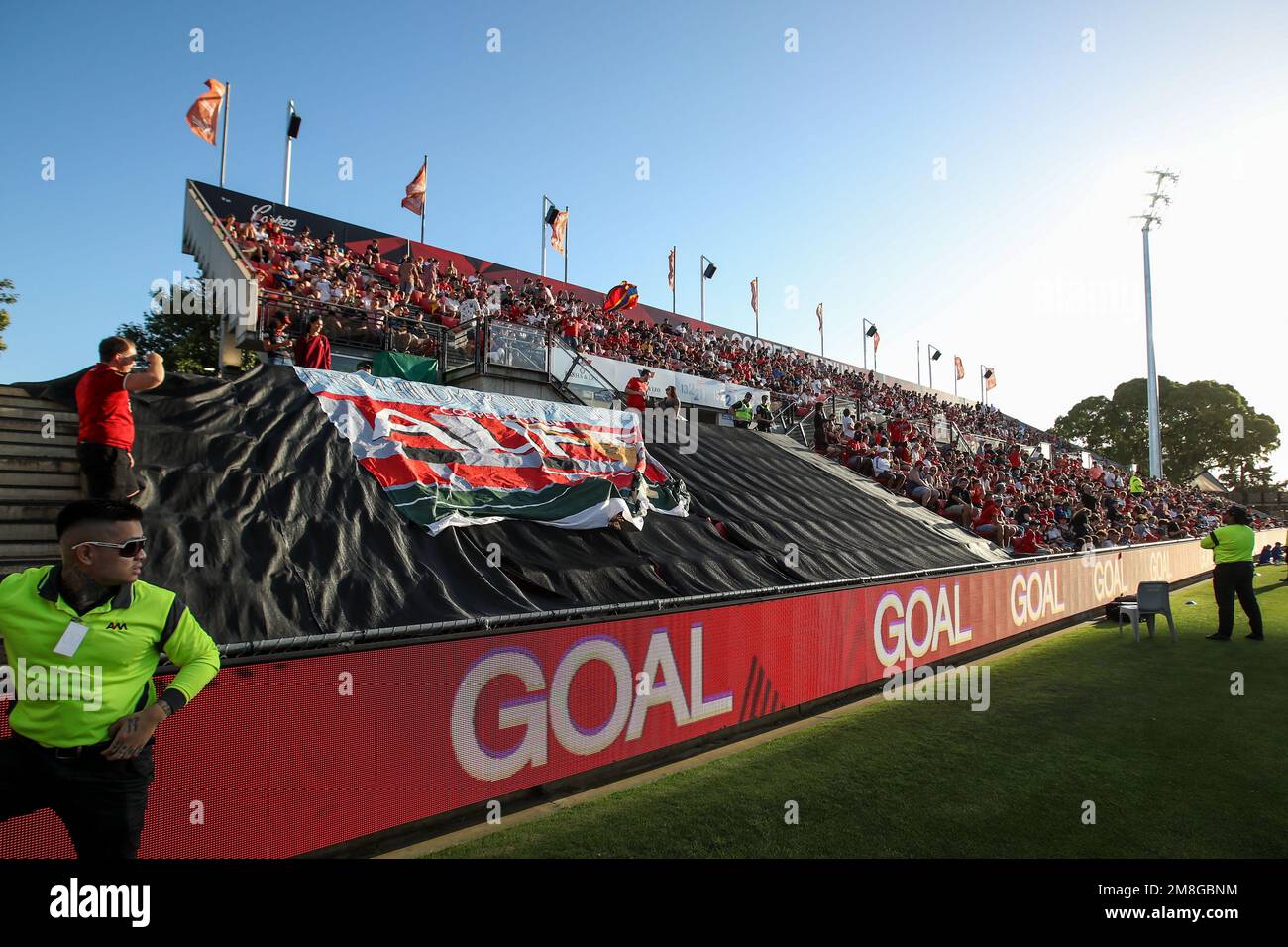 The seats that Melbourne Victory fans used to have assigned for them ...