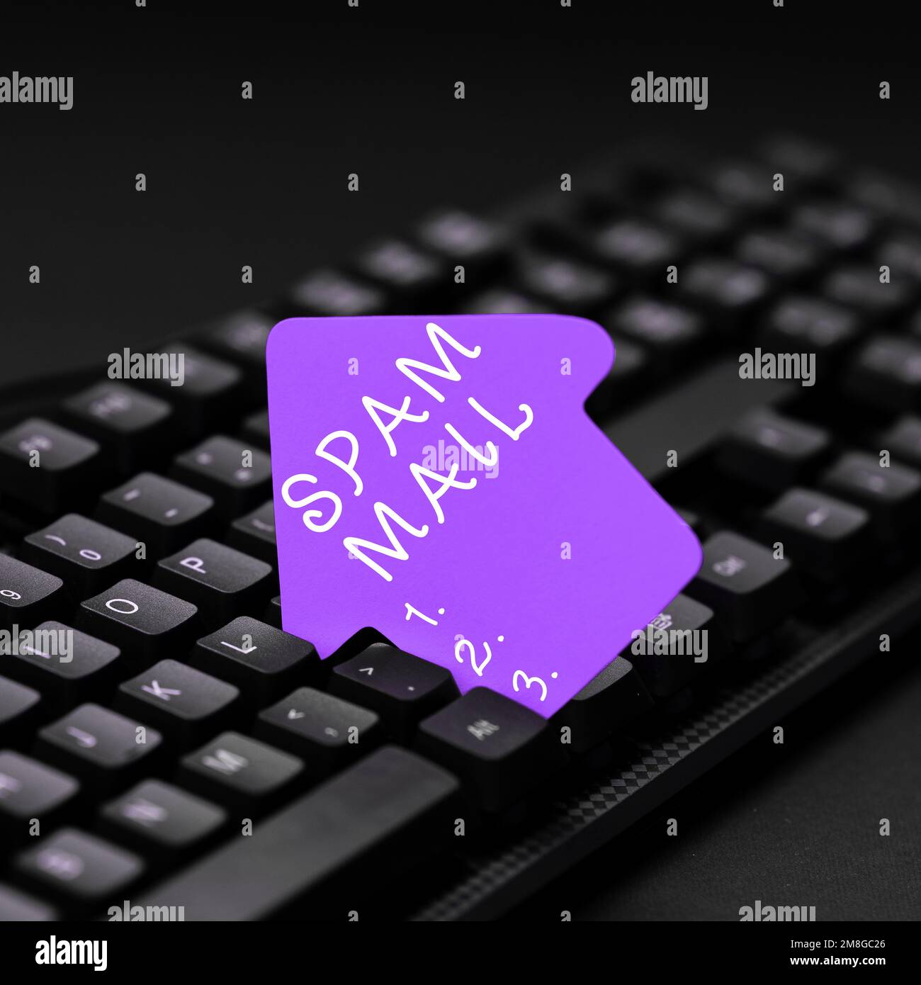 Conceptual caption Spam Mail, Business idea Intrusive advertising ...