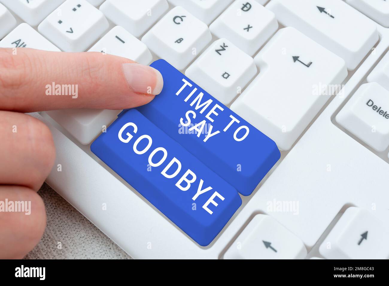 Conceptual display Time To Say Goodbye, Internet Concept Bidding ...