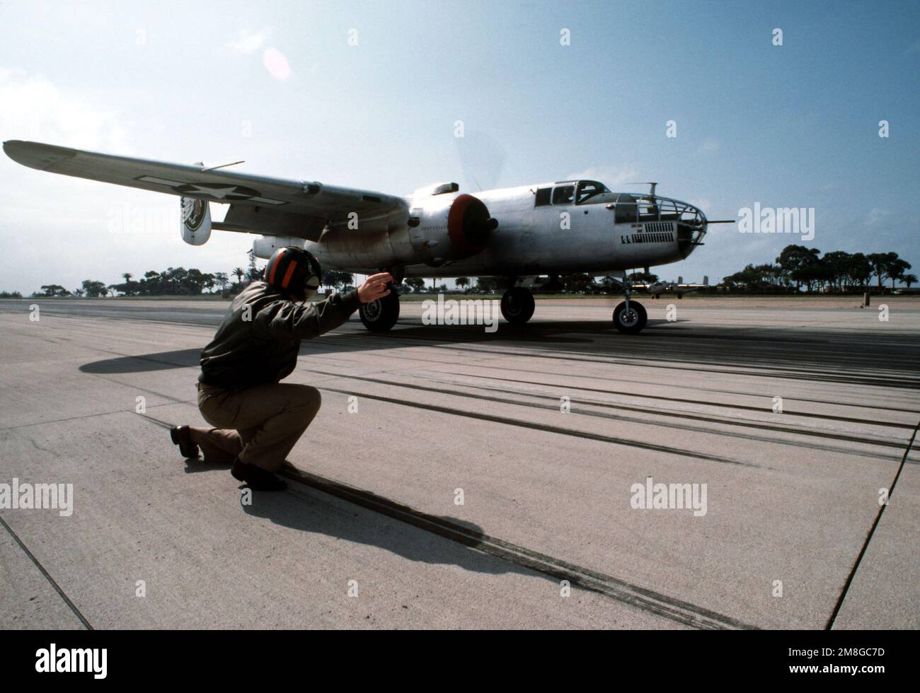Navy LT Greg Sullivan, catapult officer from the aircraft carrier USS ...