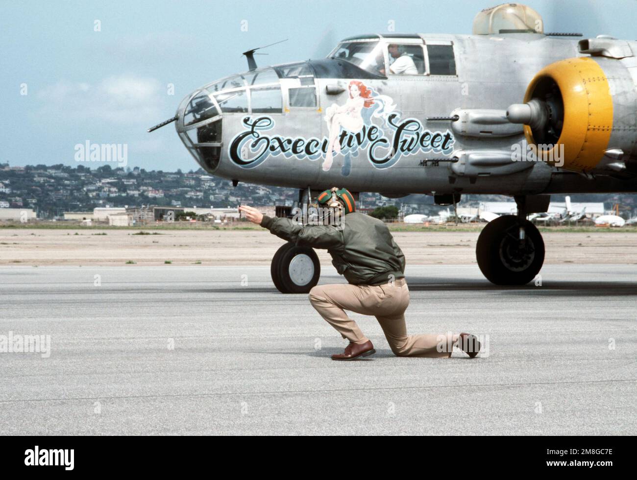 Navy LT Greg Sullivan, catapult officer from the aircraft carrier USS ...