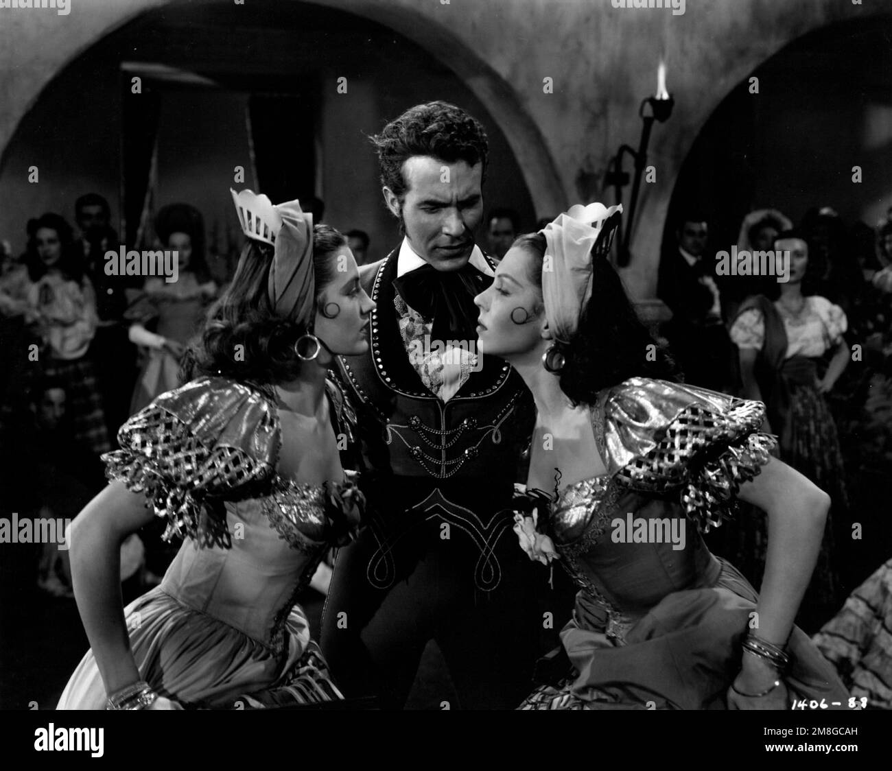 CYD CHARISSE, RICARDO MONTALBAN and ANN MILLER in THE KISSING BANDIT ...