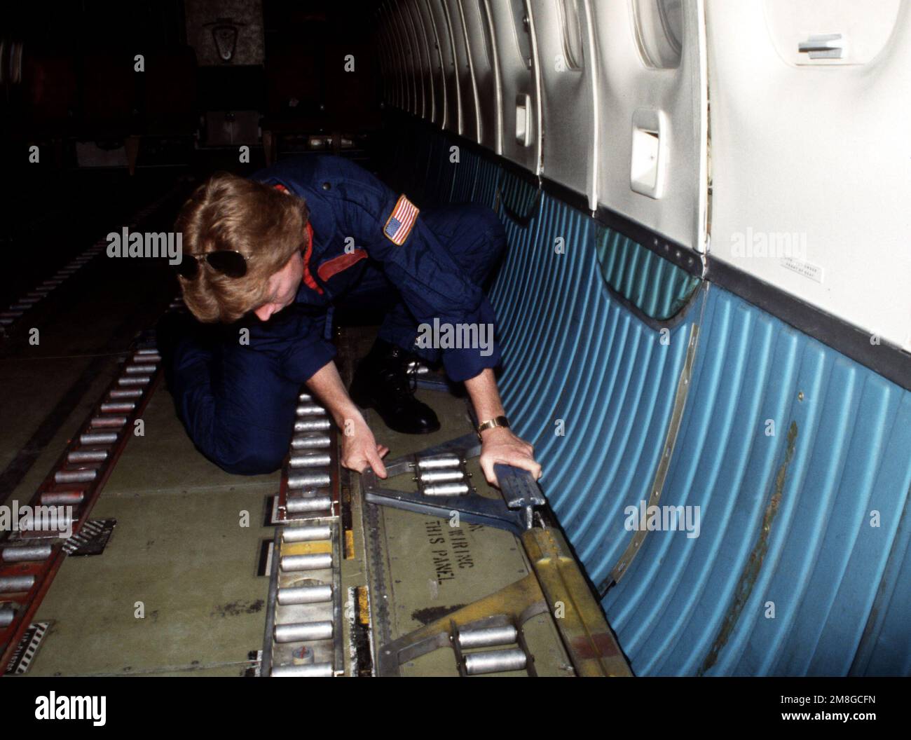 Aviation Machinist's Mate 2nd Class Janet Stanke, loadmaster for Fleet ...