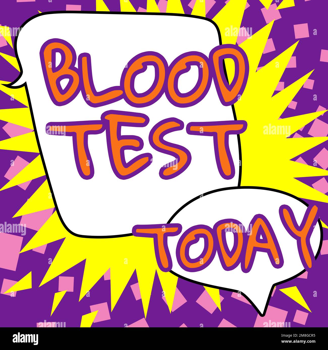 Hand writing sign Blood Test. Word Written on Extracted blood sample ...